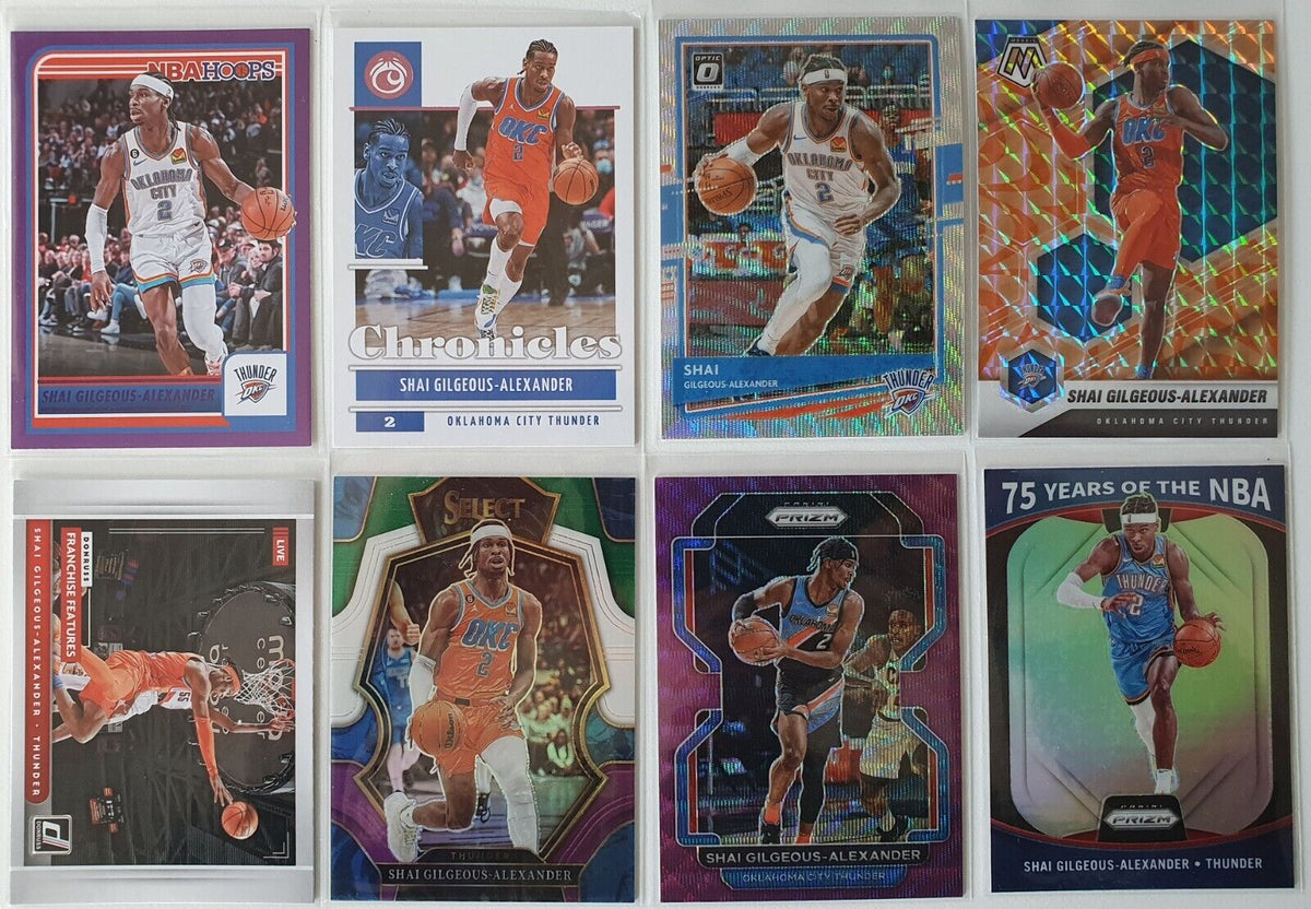 Shai Gilgeous-Alexander Lot of 8 x Color Variant/Holo SGA Collection C ...