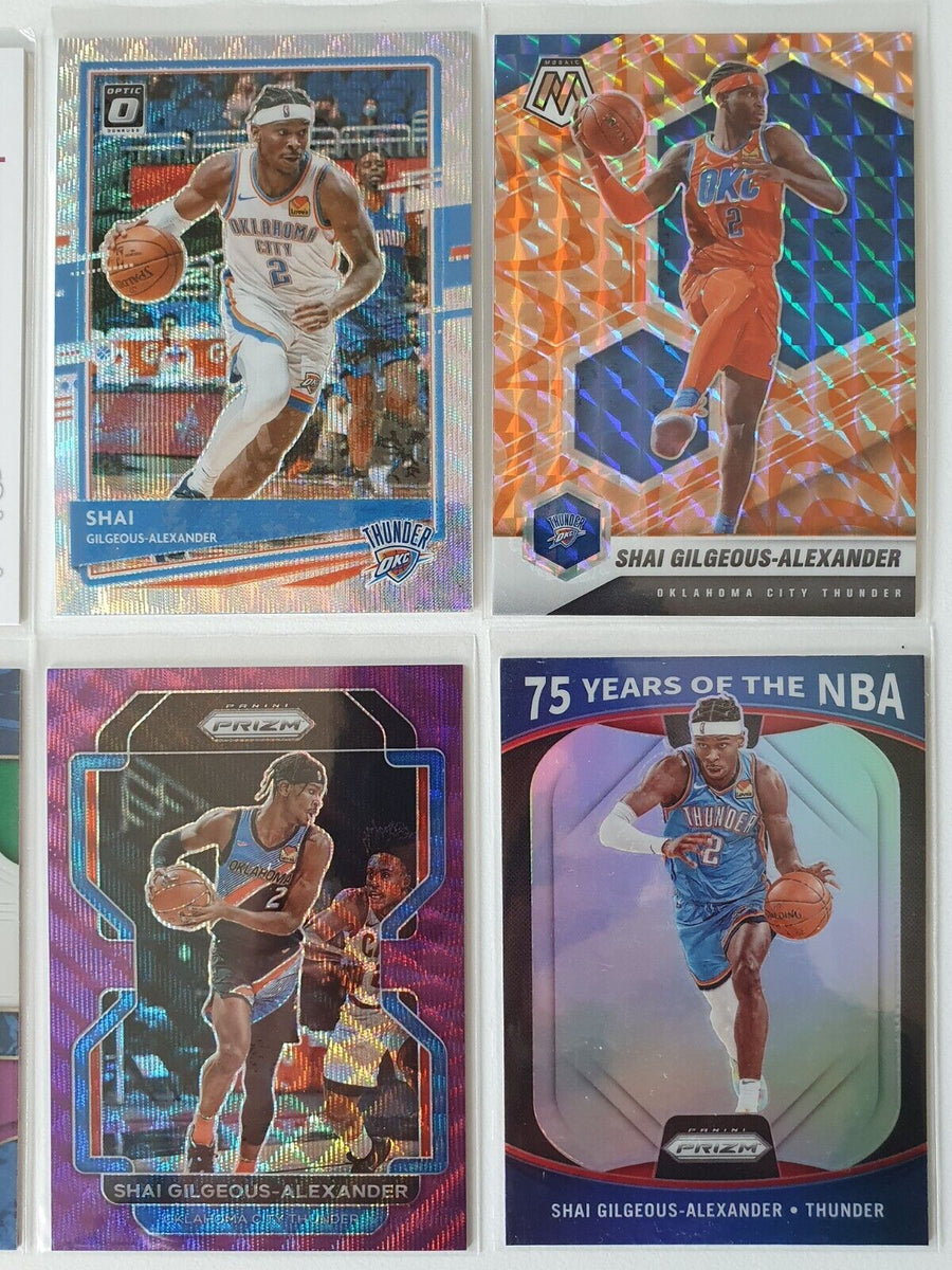 Shai Gilgeous-Alexander Lot of 8 x Color Variant/Holo SGA Collection C ...