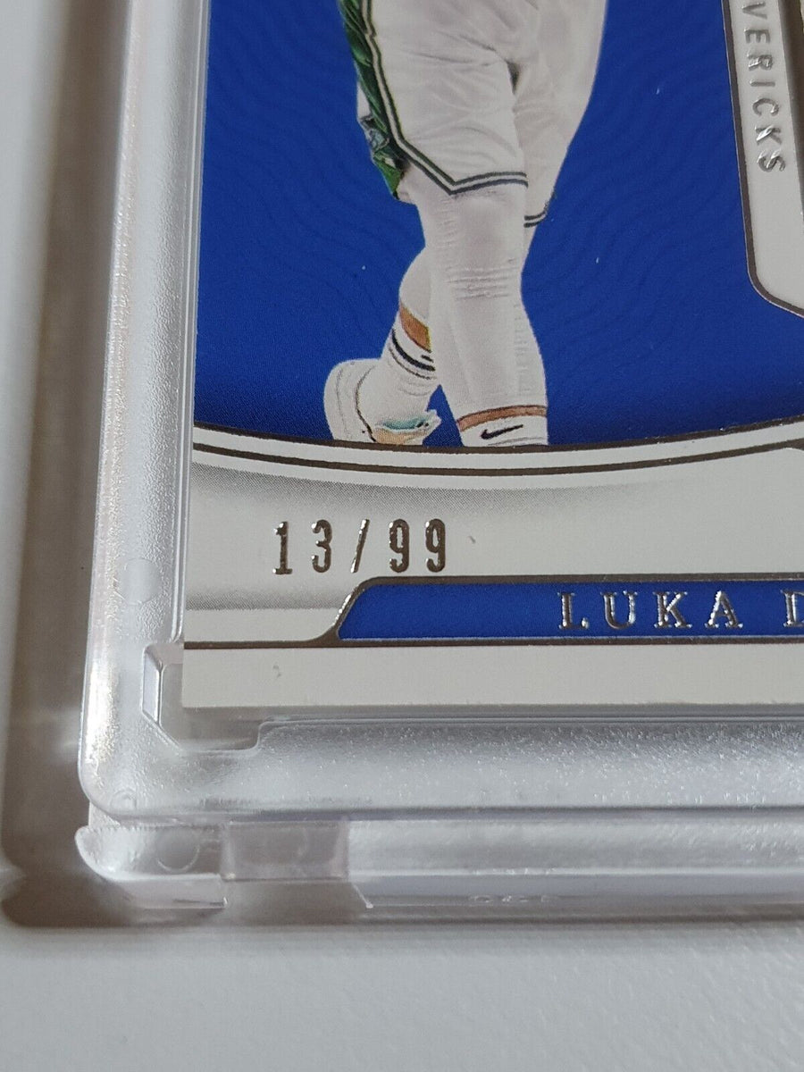 2021 National Treasures Luka Doncic #PATCH /99 Game Worn Jumbo Jersey ...