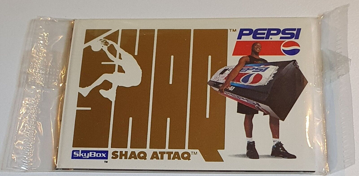 1993 Skybox Pepsi Shaquille O'Neal Shaq Attaq COMPLETE SET (5 cards ...