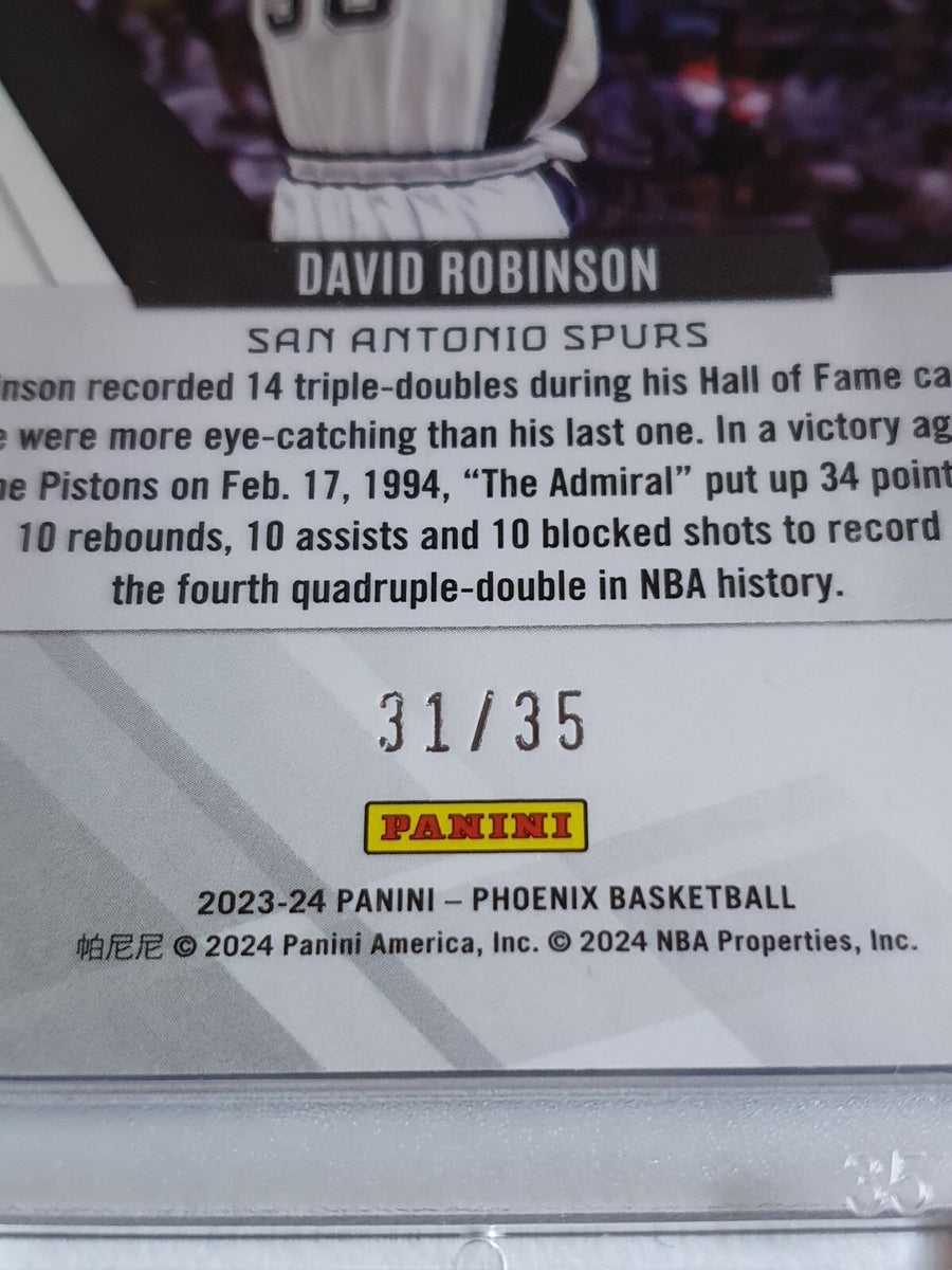 2023 Panini Phoenix David Robinson #160 BLUE SCOPE /35 Holo - Ready to ...