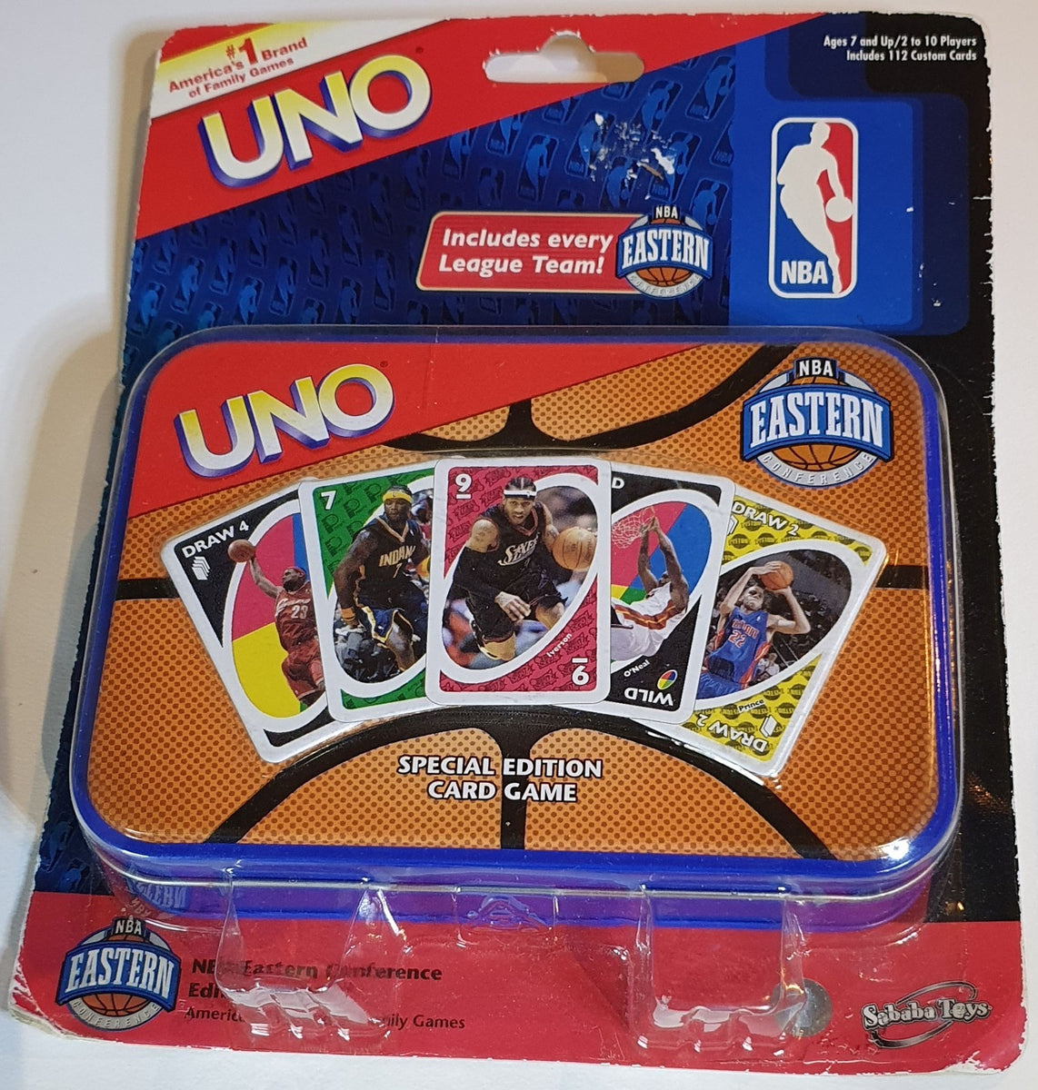 2006 Mattel UNO NBA Eastern Conference Edition Tin Set - Factory Seale ...