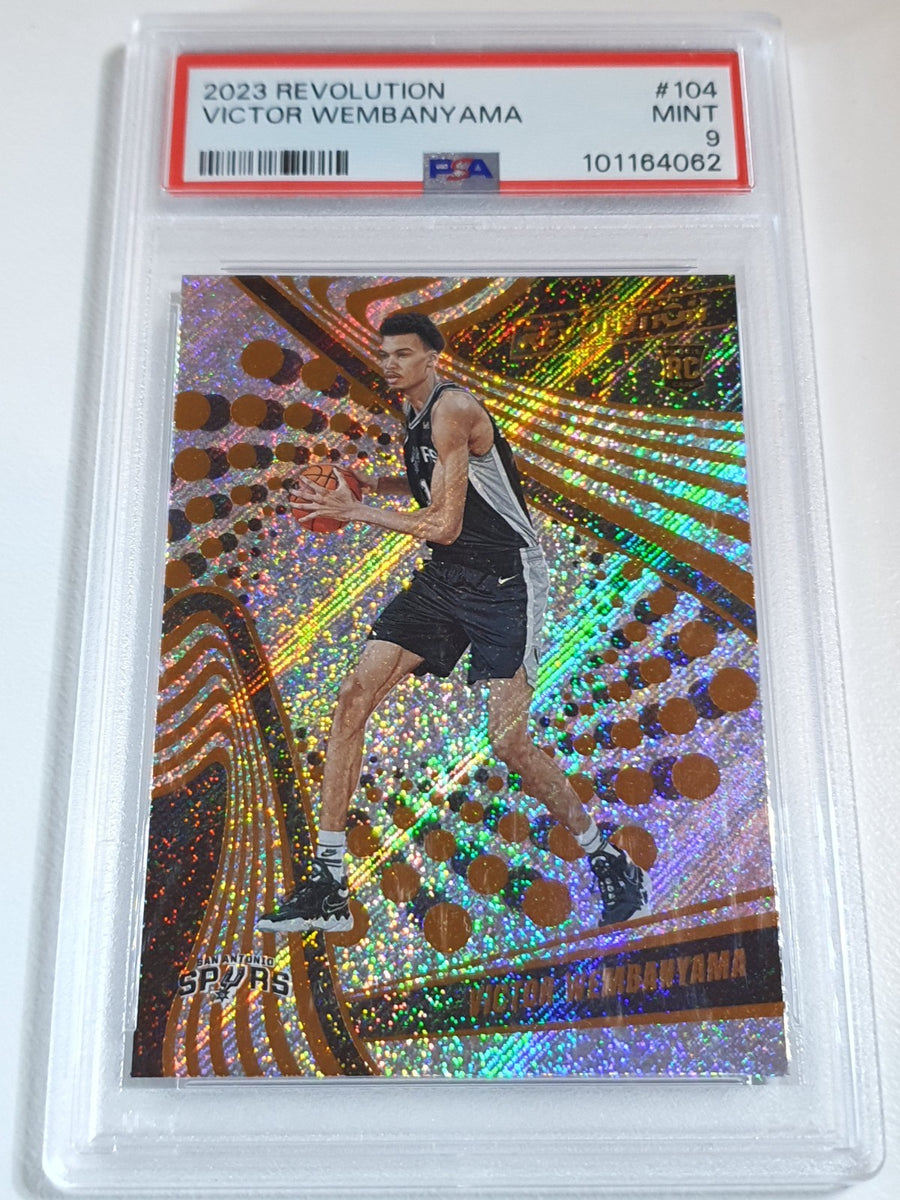 2023 Panini Revolution Victor Wembanyama Rookie #104 RC - PSA 9 (Low P ...