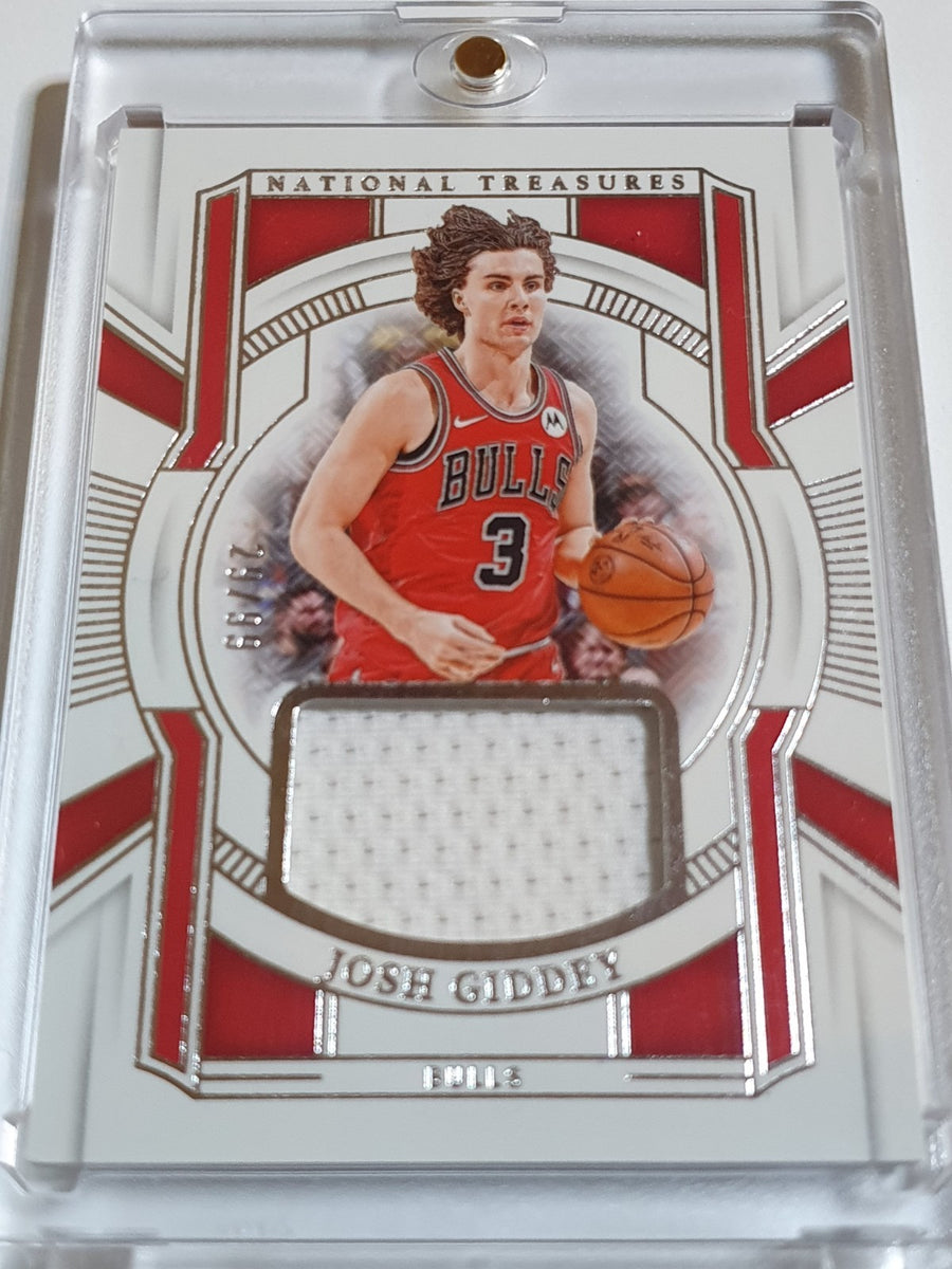2024 Panini National Treasures Josh Giddey #PATCH /99 Game Worn Jersey ...