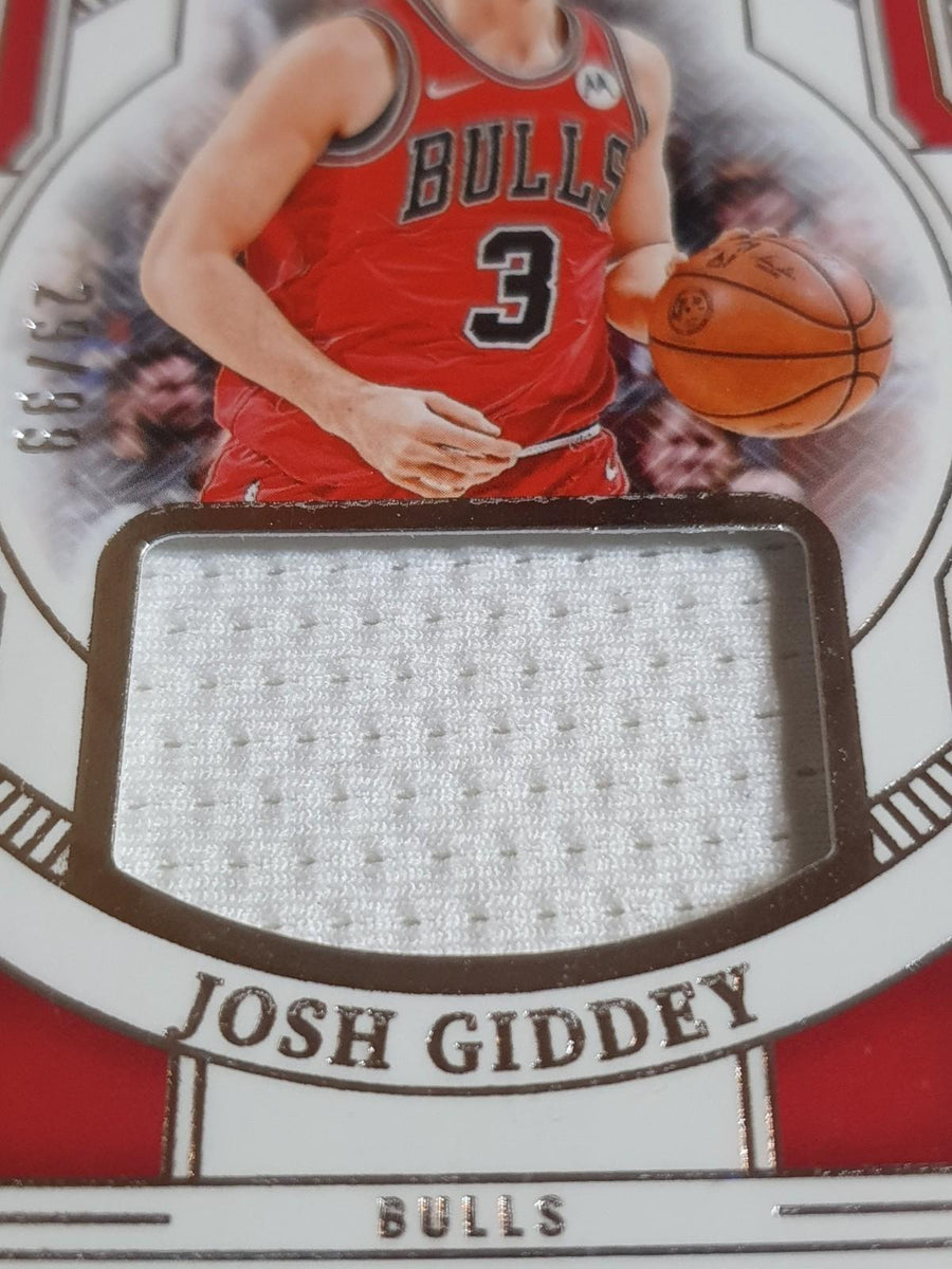2024 Panini National Treasures Josh Giddey #PATCH /99 Game Worn Jersey ...