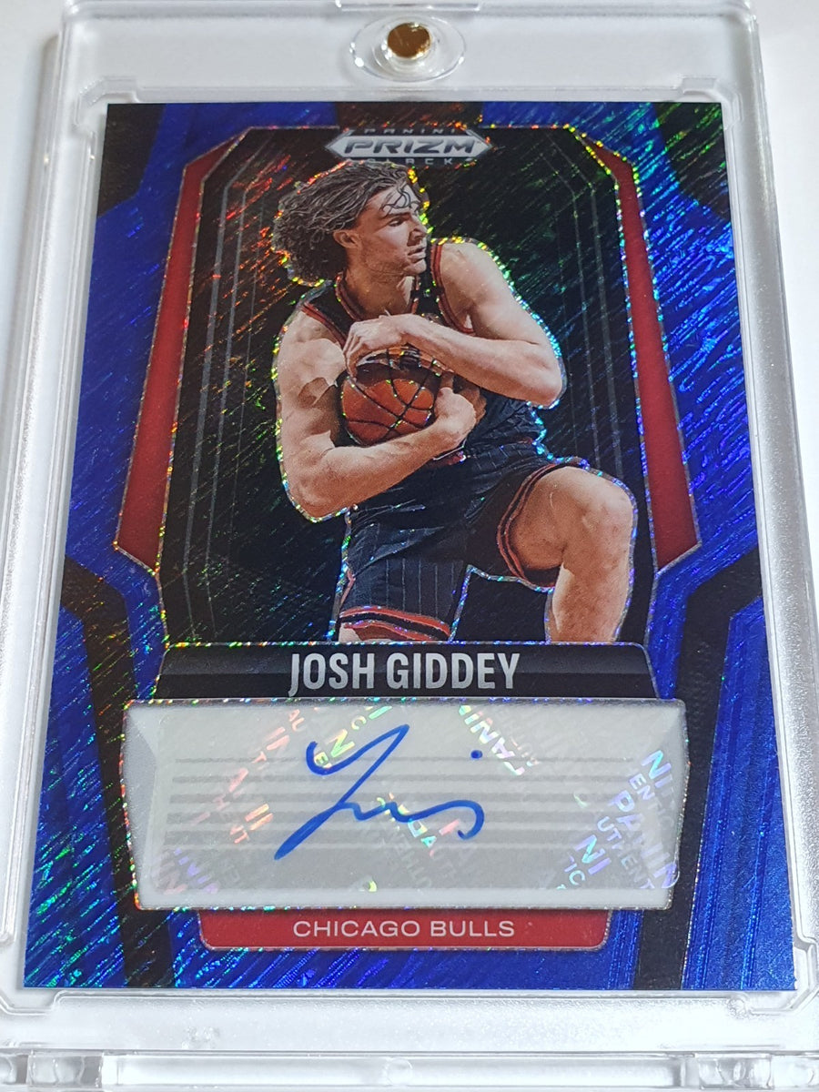 2024 Prizm Black Josh Giddey AUTO BLUE SHIMMER /25 Signatures FOTL - B ...