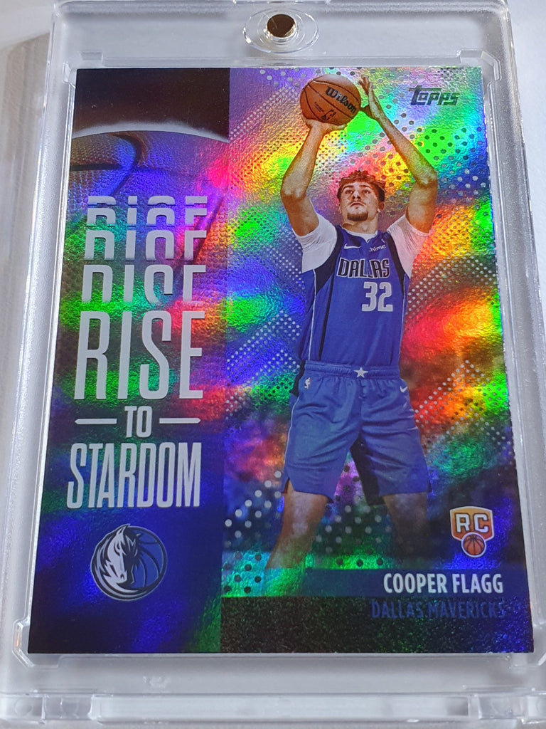 2025 Topps Cooper Flagg Rookie #RTS-1 RAINBOW FOILBOARD Rise to Stardo ...