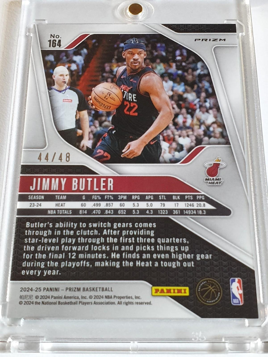 2024 Panini Prizm Jimmy Butler #164 JADE DRAGON SCALE /48 Holo - Ready ...