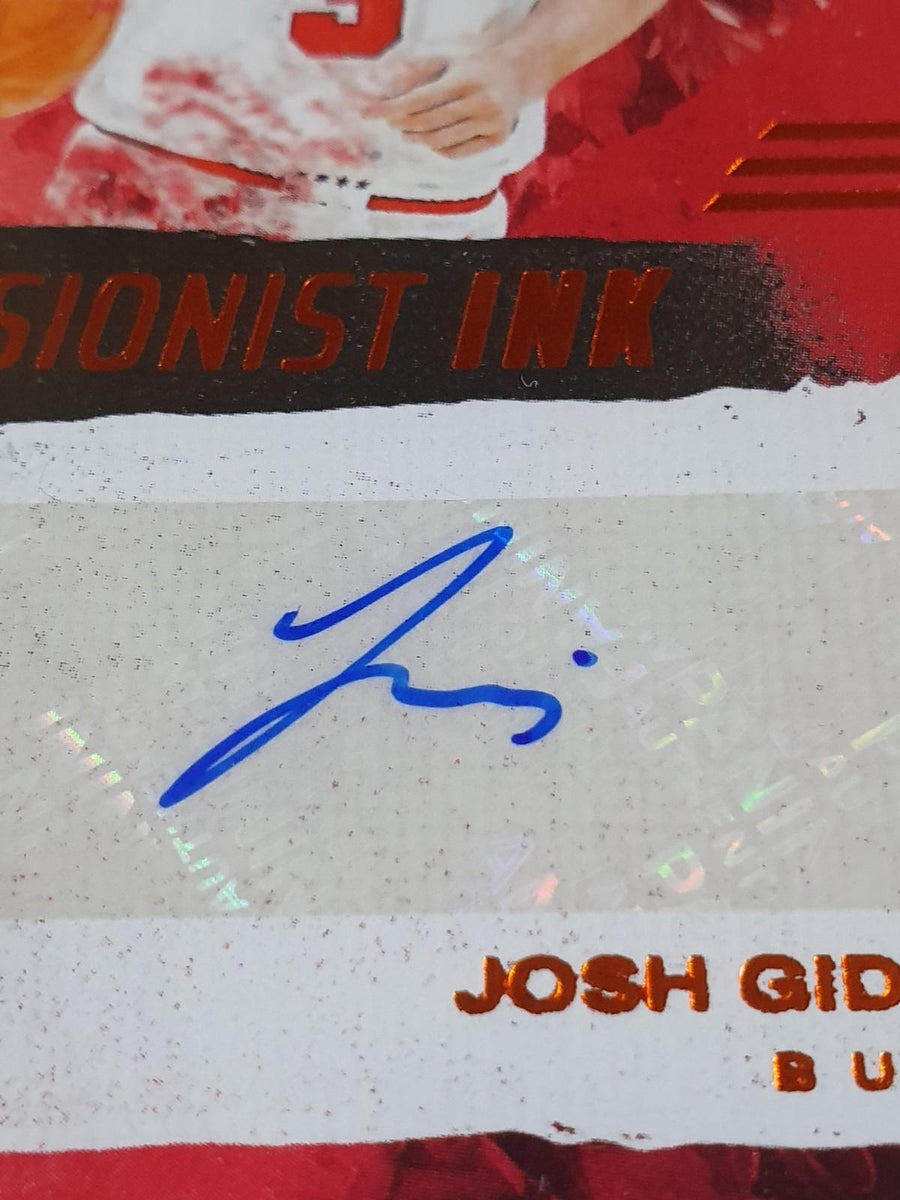 2024 Court Kings Josh Giddey AUTO AMBER /49 Autograph Ink - PSA 9 (POP ...