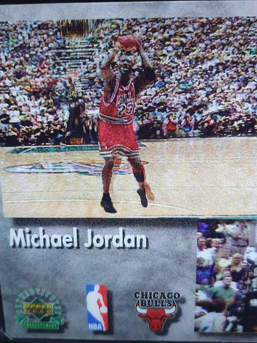 1998 Upper Deck Michael Jordan Jumbo Premier Replays 3D Motion - Rare ...