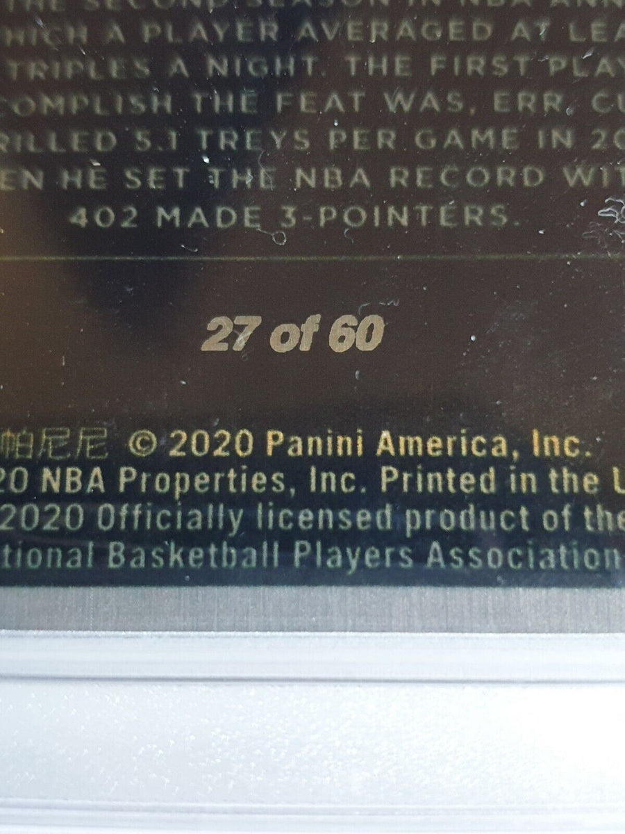 2019 Impeccable Stephen Curry #9 RED /60 Stainless Stars - PSA 9 (POP ...