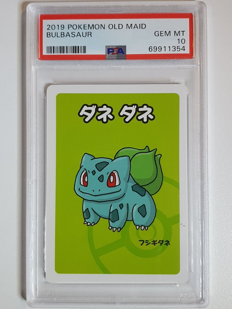 2019 Pokemon Bulbasaur Old Maid Pokemon Center - PSA 10 – Perfect Edges ...