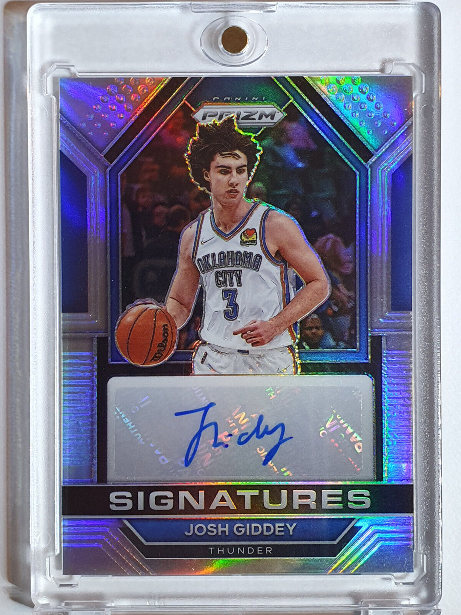 2022 Panini Prizm Josh Giddey AUTO SILVER HOLO Sensational Signatures ...