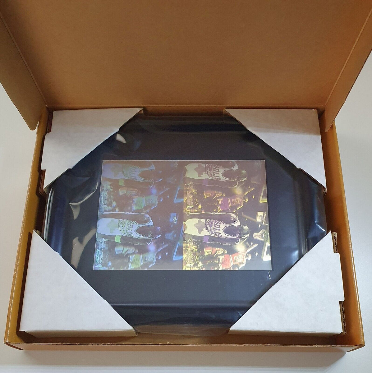 1991 Upper Deck Michael Jordan JUMBO Uncut Hologram (4 x Holo) - Facto ...